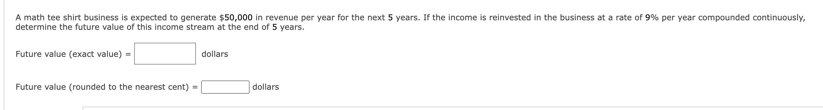 Solved determine the future value of this income stream at | Chegg.com