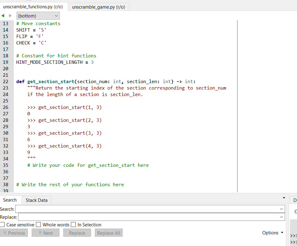 Solved unscramble_functions.py (r/0) unscramble_game.py | Chegg.com
