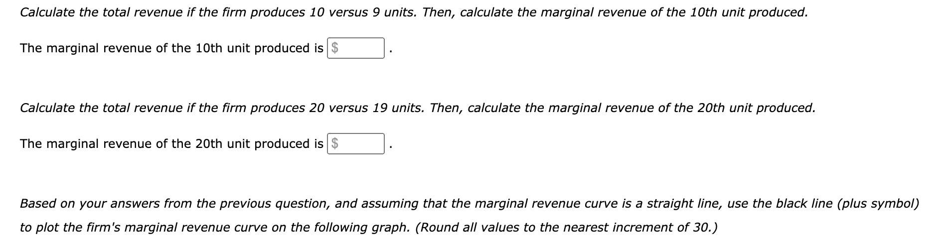 Solved 2. Calculating marginal revenue from a linear demand | Chegg.com