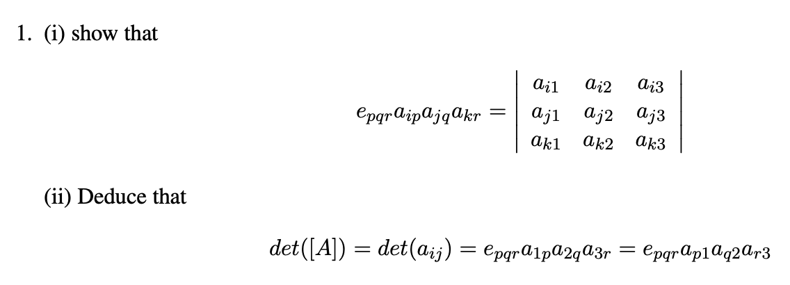 Solved 1. (i) show that | Chegg.com