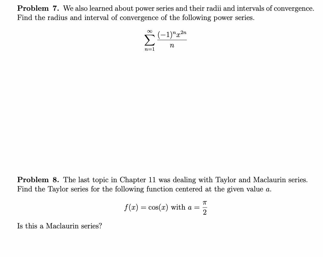 Solved Problem 3 In Chapter 10 We Learned About Parametric Chegg