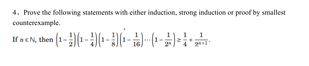 Solved 4. Prove the following statements with either | Chegg.com