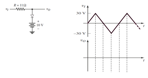 Solved The threshold voltage of the diode used in the | Chegg.com