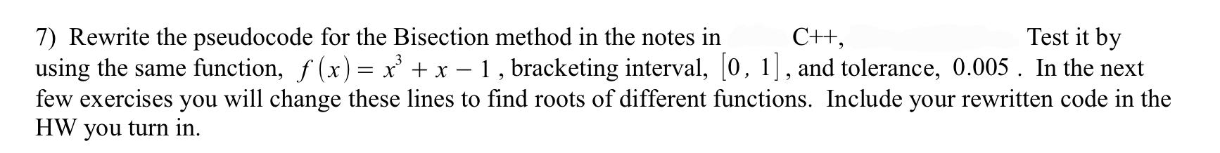 Solved Numerical Algorithms and Linear Algebra for | Chegg.com
