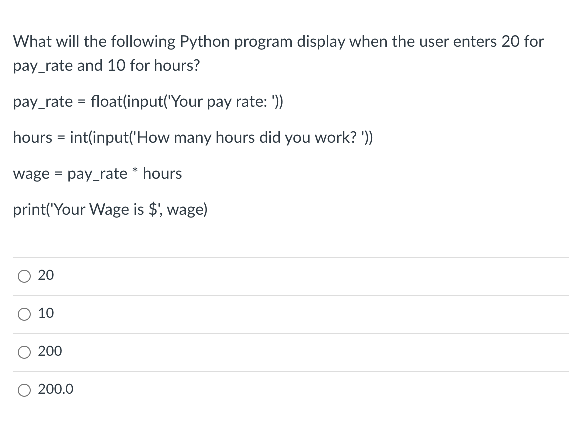 Solved Which of the following is a valid variable name in | Chegg.com