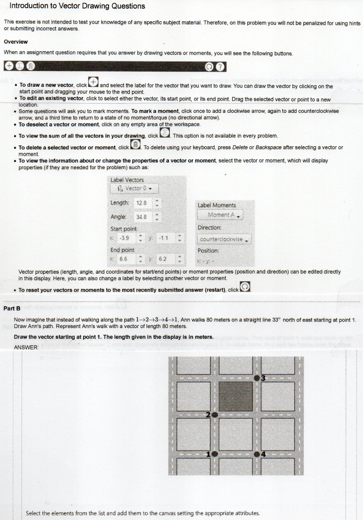 Introduction to Vector Drawing Questions This | Chegg.com