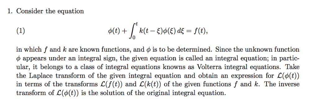 Solved 1. Consider the equation rt in which f and k are | Chegg.com