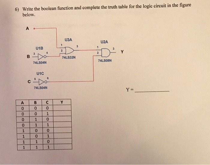 Solved Write the boolean function and complete the truth | Chegg.com