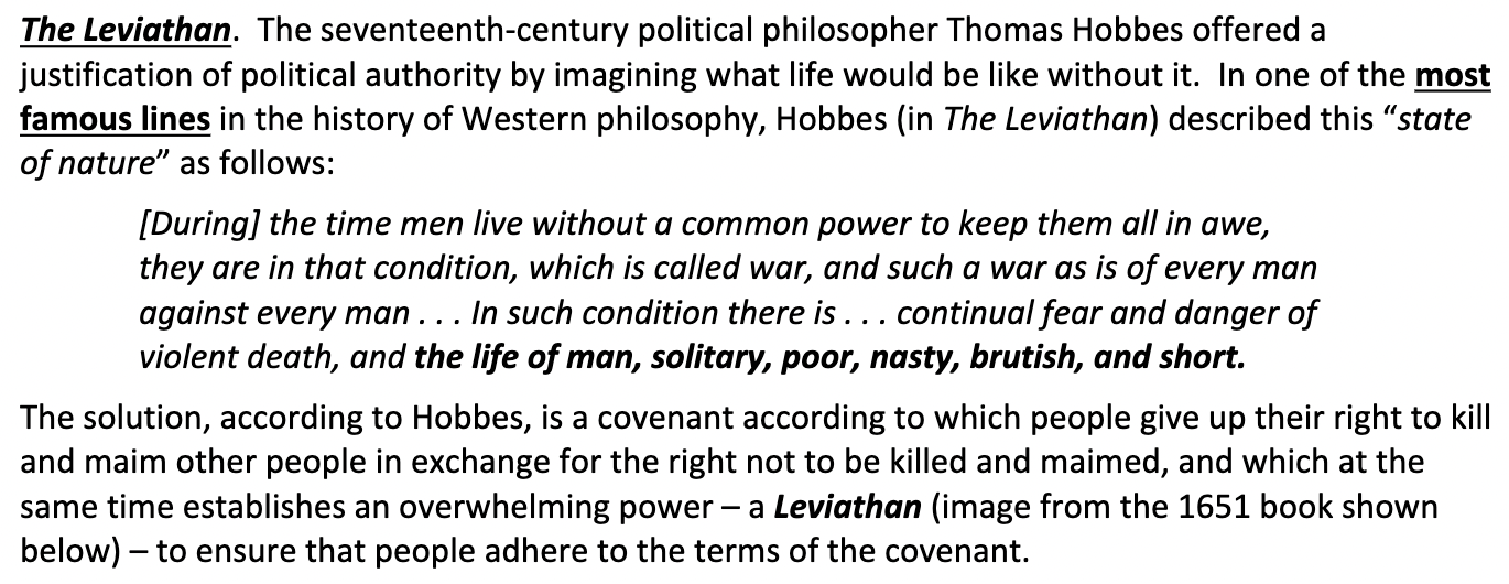 The Leviathan. The seventeenth-century political | Chegg.com