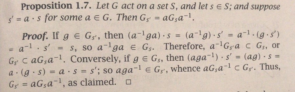 Solved Let G act by left multiplication on the set of cosets | Chegg.com