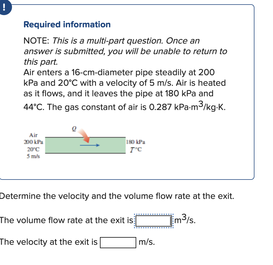 Solved Required information NOTE: This is a multi-part | Chegg.com