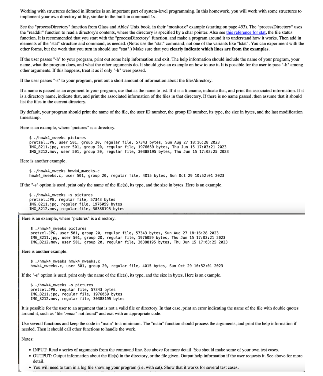 Solved Please make a c program that does the tasks below. | Chegg.com