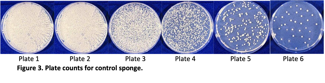Solved Figure 3. Plate counts for control sponge.Figure 1. | Chegg.com