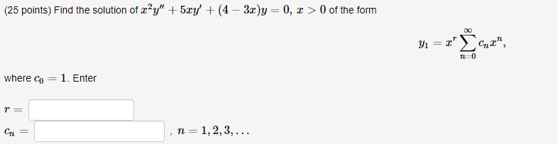 Solved Find the solution of | Chegg.com