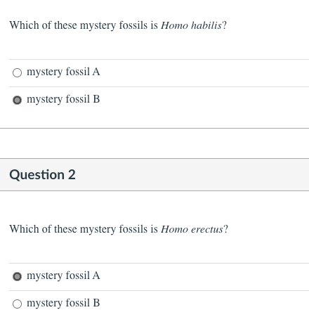 Solved EXERCISE 1 EARLY VERSUS LATER MEMBERS OF THE GENUS | Chegg.com