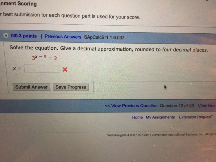 Solved Solve the equation. Give a decimal approximation, | Chegg.com