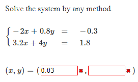 Solved Solve the system by addition. ( ਟ - ਛੇ = 3 -+ ਡੈਪੂ = | Chegg.com