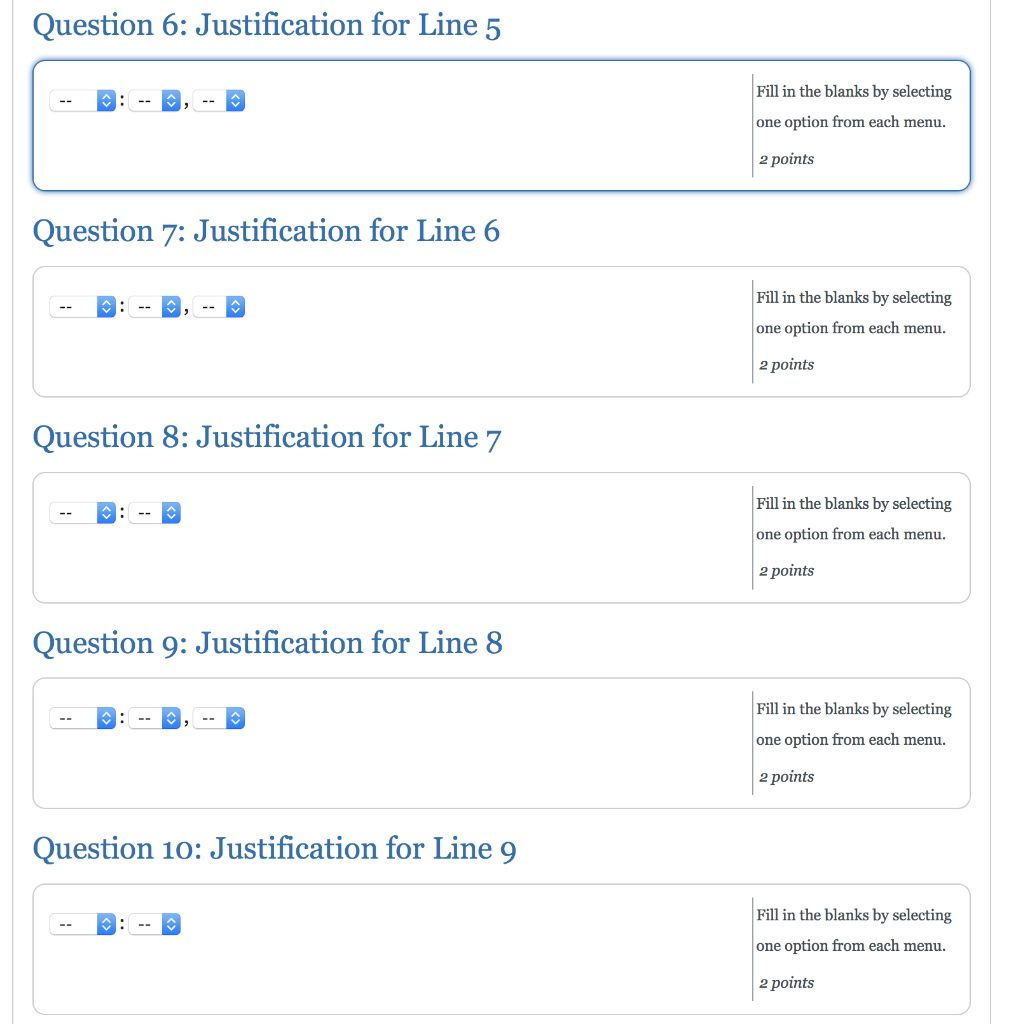 Solved Complete each of the following derivations by filling | Chegg.com