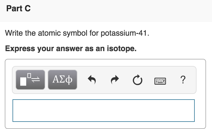 Solved Naturally occurring potassium consists of three | Chegg.com