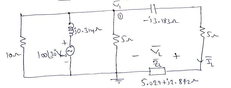 Solved Find Load Voltage VL | Chegg.com