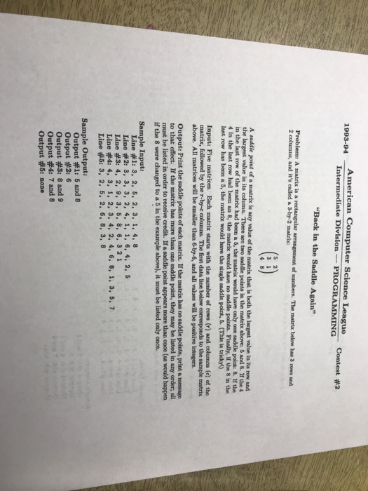 Solved Write a short program in JAVA language using | Chegg.com