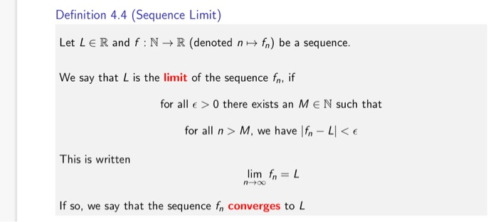 Solved 3. Show, using the e-M definition, that the sequence | Chegg.com