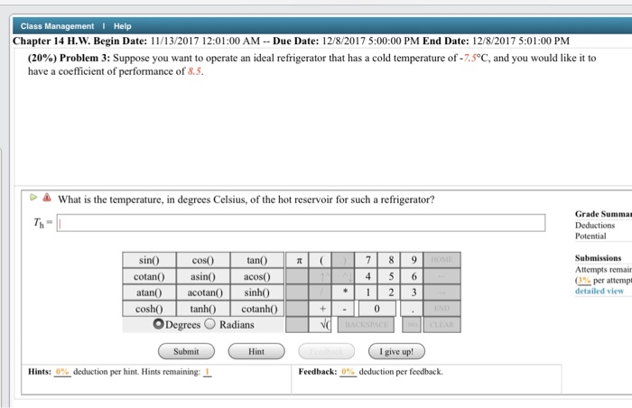 Solved Class Management I Help Chapter 14 H.W. Begin Date: | Chegg.com