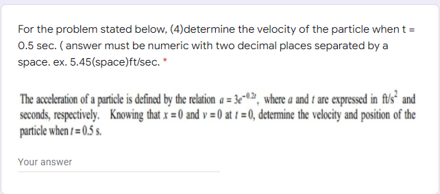 Solved For the problem stated below, (4) determine the | Chegg.com