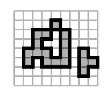 Solved There are n squares shaded on an infinite grid. (a) | Chegg.com