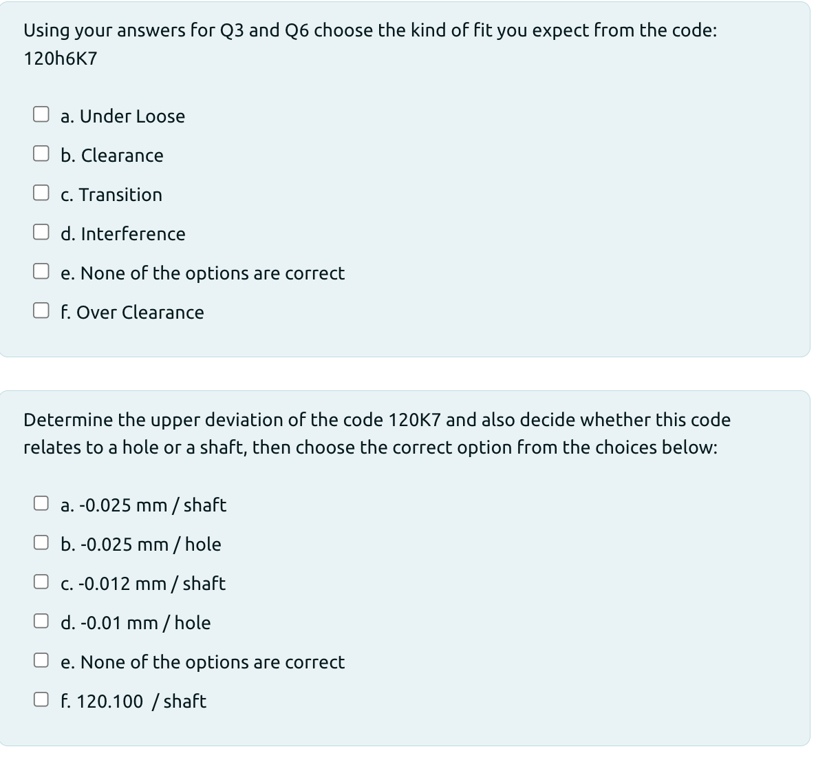 Using your answers for Q1 and Q4 choose the kind of | Chegg.com