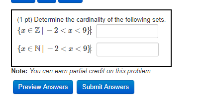 (1 pt) Use the roster method to describe the elements | Chegg.com