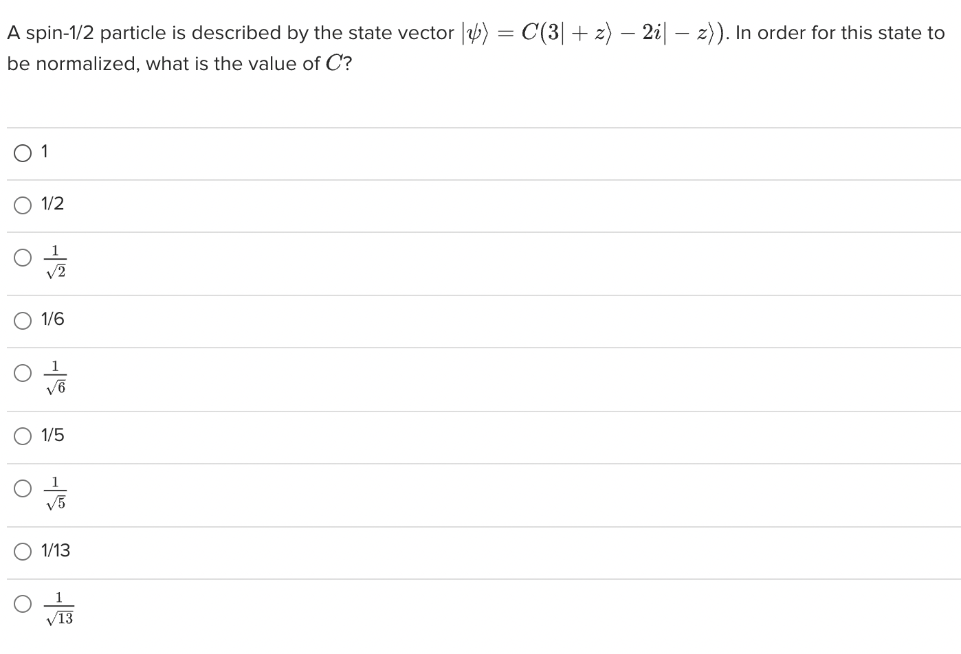 Solved A spin-1/2 particle is described by the state vector | Chegg.com