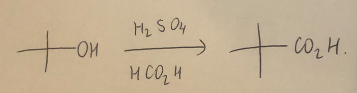 Solved OH H2SO4HO2H CO2H. | Chegg.com