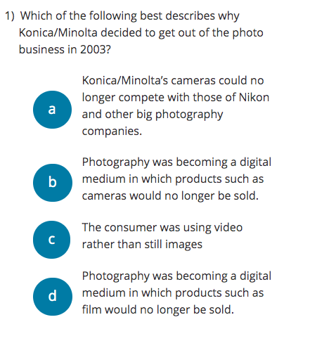 Solved 1) Which of the following best describes why | Chegg.com