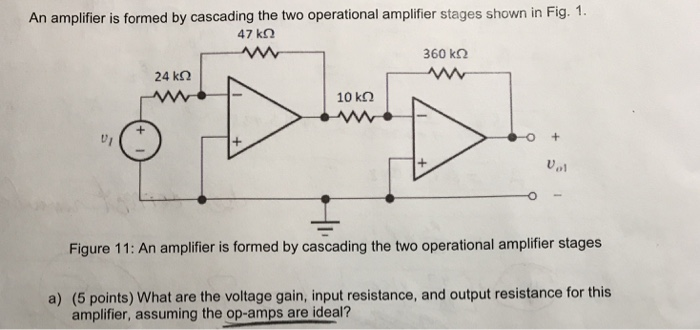 Solved An amplifier is formed by cascading the two | Chegg.com Solved An amplifier is formed by cascading the two | Chegg.com