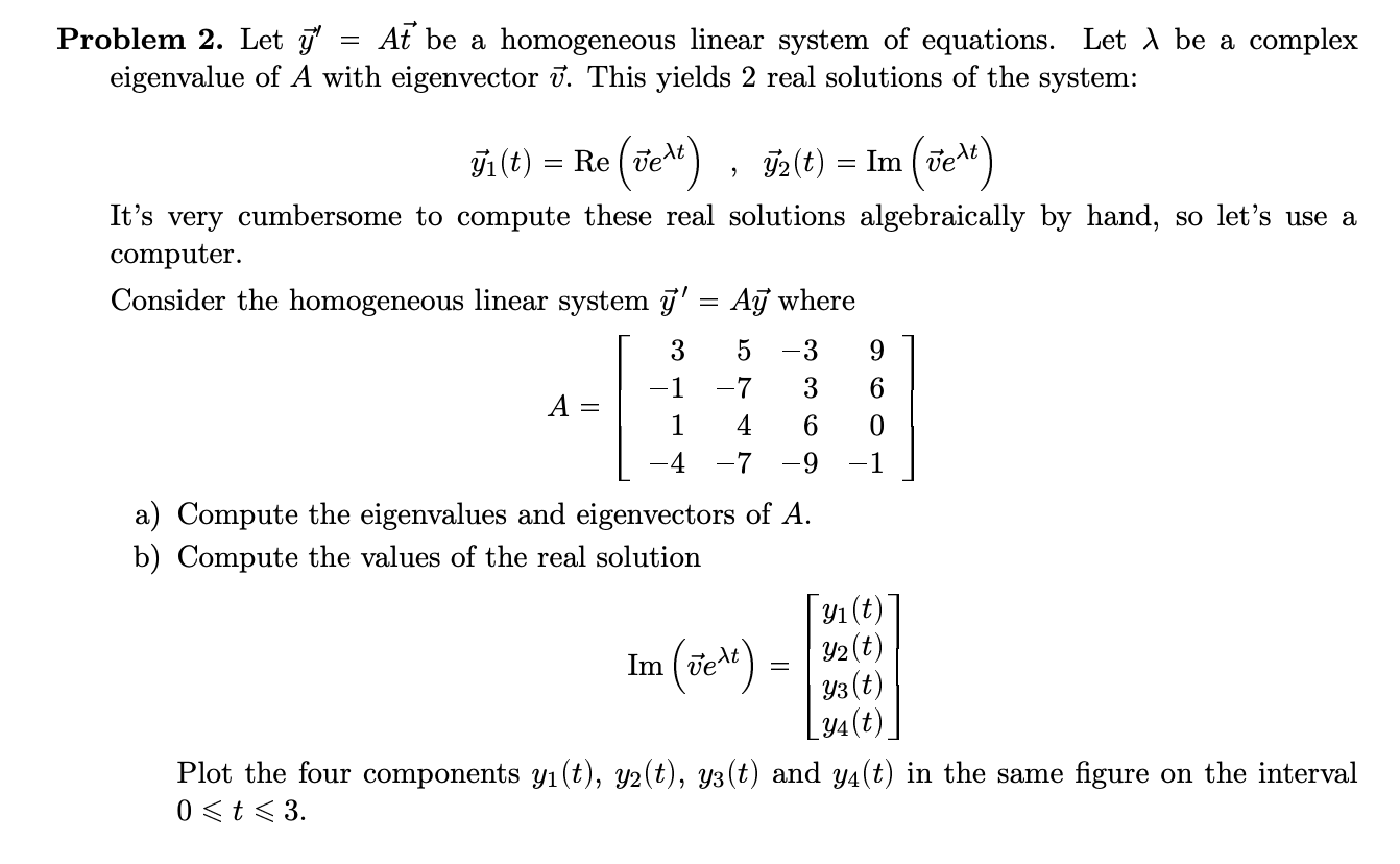 Solved ANSWER this question in Python. Show graphs. Problem | Chegg.com