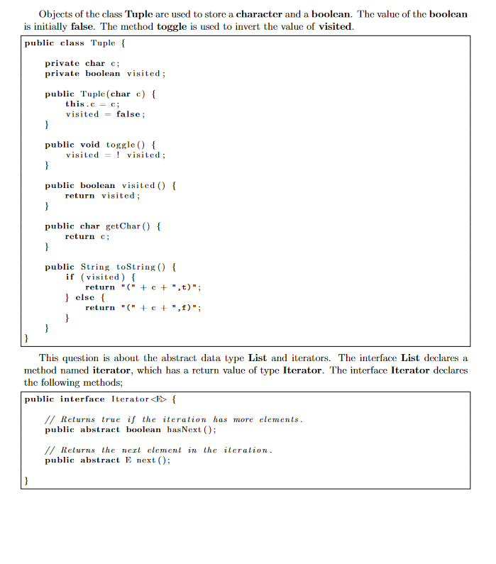 Solved Question 7 (15 marks) Write a method named frequency | Chegg.com