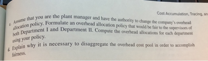 Solved Problem 4-25A Fairness and cost pool allocations | Chegg.com