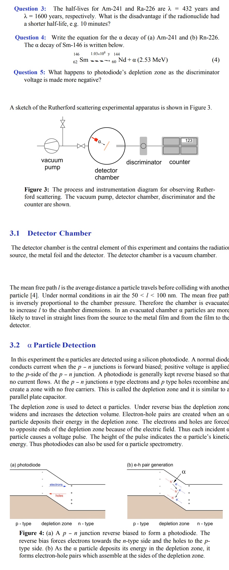 Solved Question 3: The half-lives for Am-241 and Ra-226 are | Chegg.com