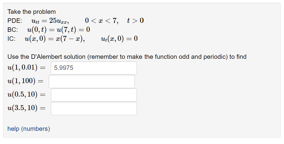 Solved I'm struggling to make this function odd and periodic | Chegg.com