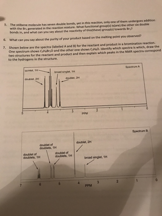 Solved Shown below are the 13C spectra (labeled C & D) for | Chegg.com