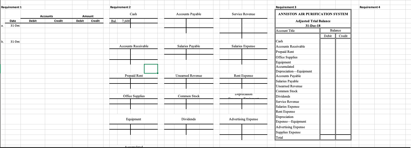 Solved Need help inputting into spreadsheet please 1. | Chegg.com