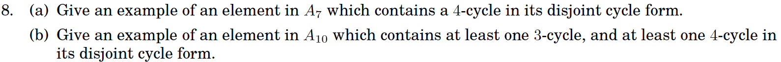 Solved 8. (a) Give an example of an element in Az which | Chegg.com