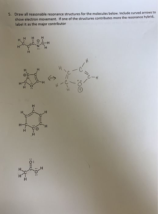 Solved Draw all reasonable resonance structures for the | Chegg.com
