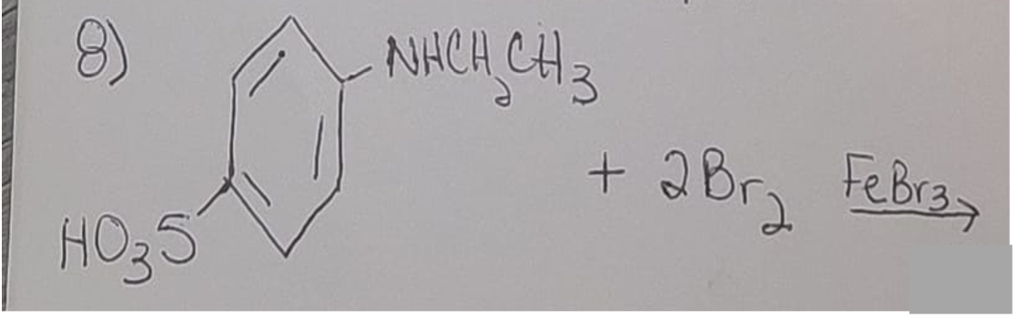 Solved 8)+HNO3 H3SO4 | Chegg.com
