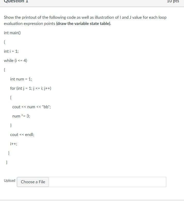 Solved Show the printout of the following code as well as | Chegg.com