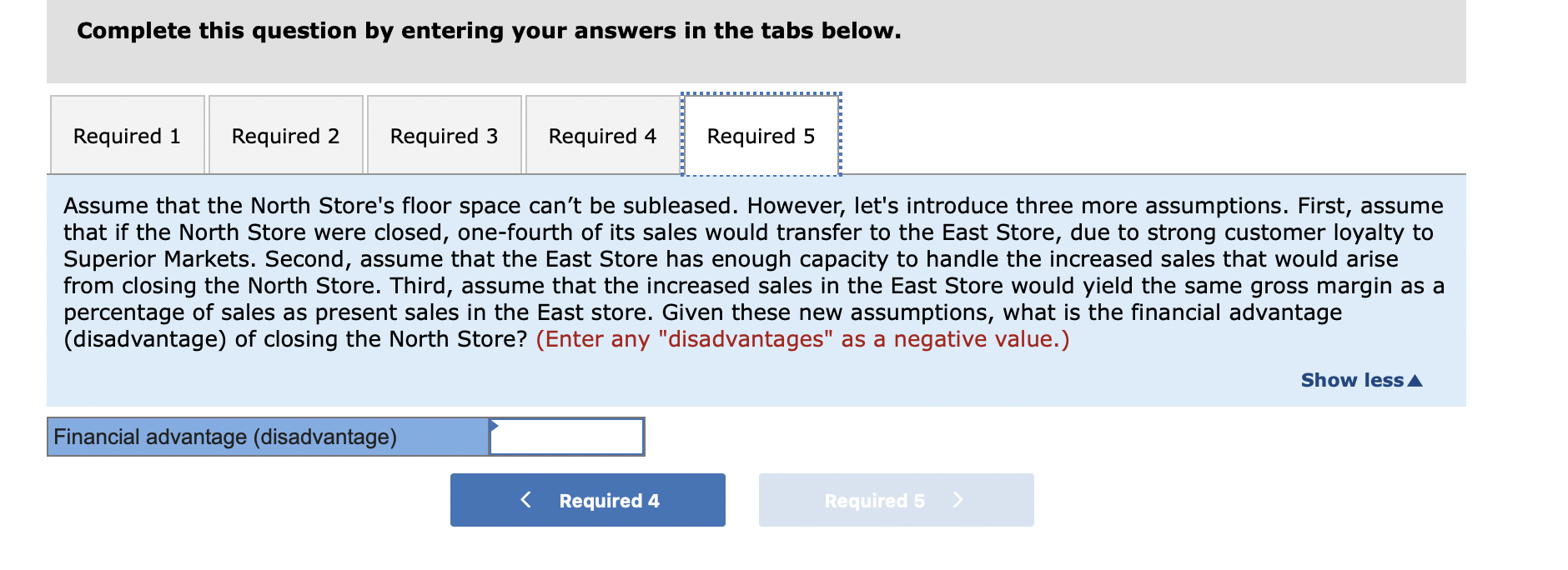Solved Problem 11-26 (Algo) Close or Retain a Store [LO11-2] | Chegg.com