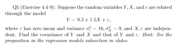 Solved Q5 (Exercise 4.4-9): Suppose the random variables | Chegg.com