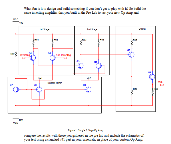 Solved Prelab Part 1 Design And Build From Figure 3 Design 