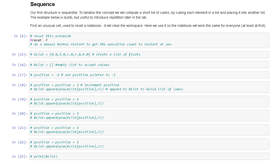 Solved Sequence Our first structure is sequential. To | Chegg.com